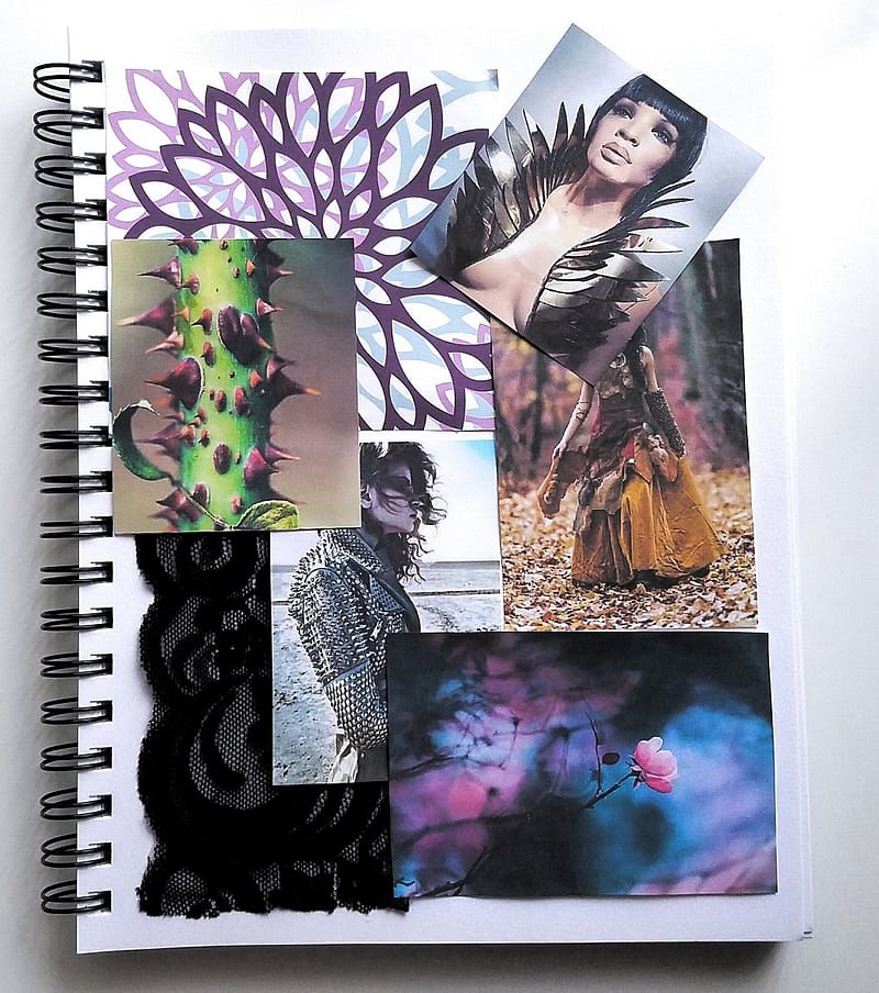 Creating a Fashion Moodboard - Fashionista Sketch